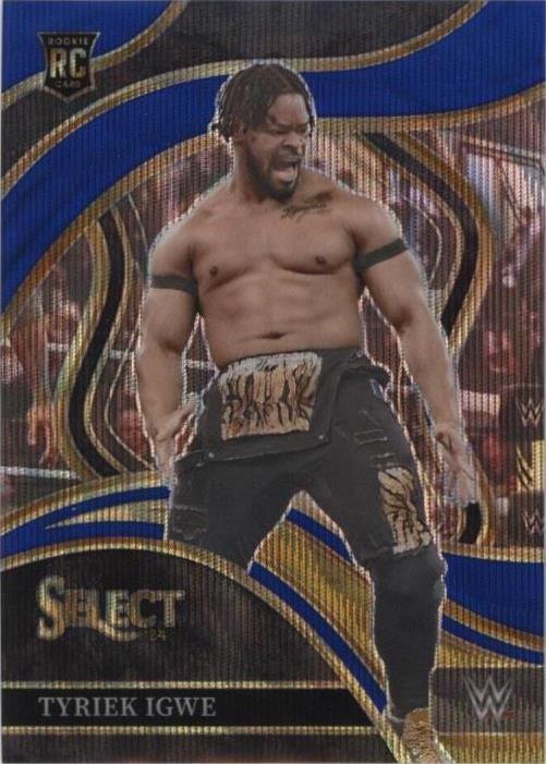 2024 Panini Select WWE - Ringside Tyriek Igwe #235 Blue Wave Prizm /49 ...