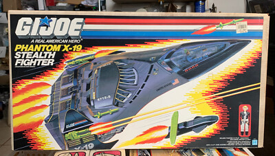 GI Joe PHANTOM X-19 STEALTH FIGHTER Jet Factory Sealed In Box 1988 ...