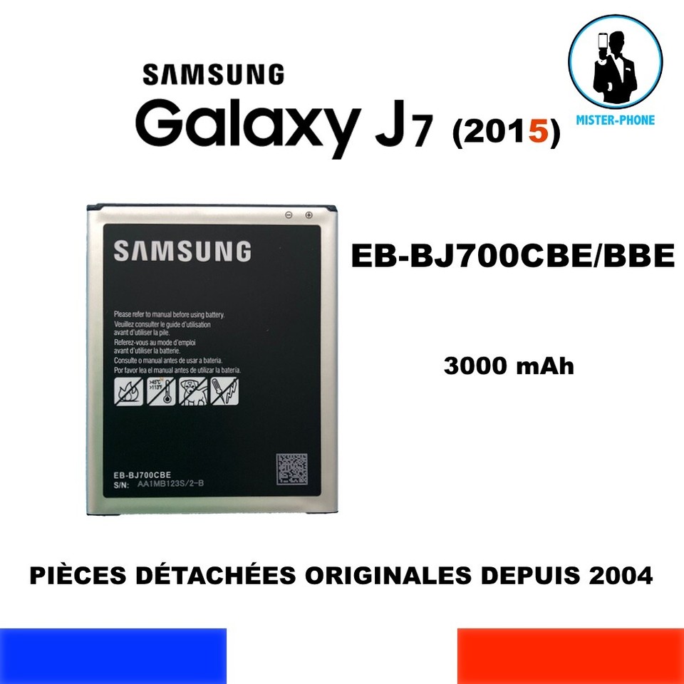 ORIGINAL BATTERY SAMSUNG GALAXY J7 J700 SM-J700 2015 SERIE EB-BJ700CBE ...