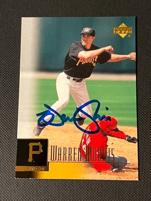 Warren Morris Signed 2001 Upper Deck Card Auto Pittsburgh Pirates ...