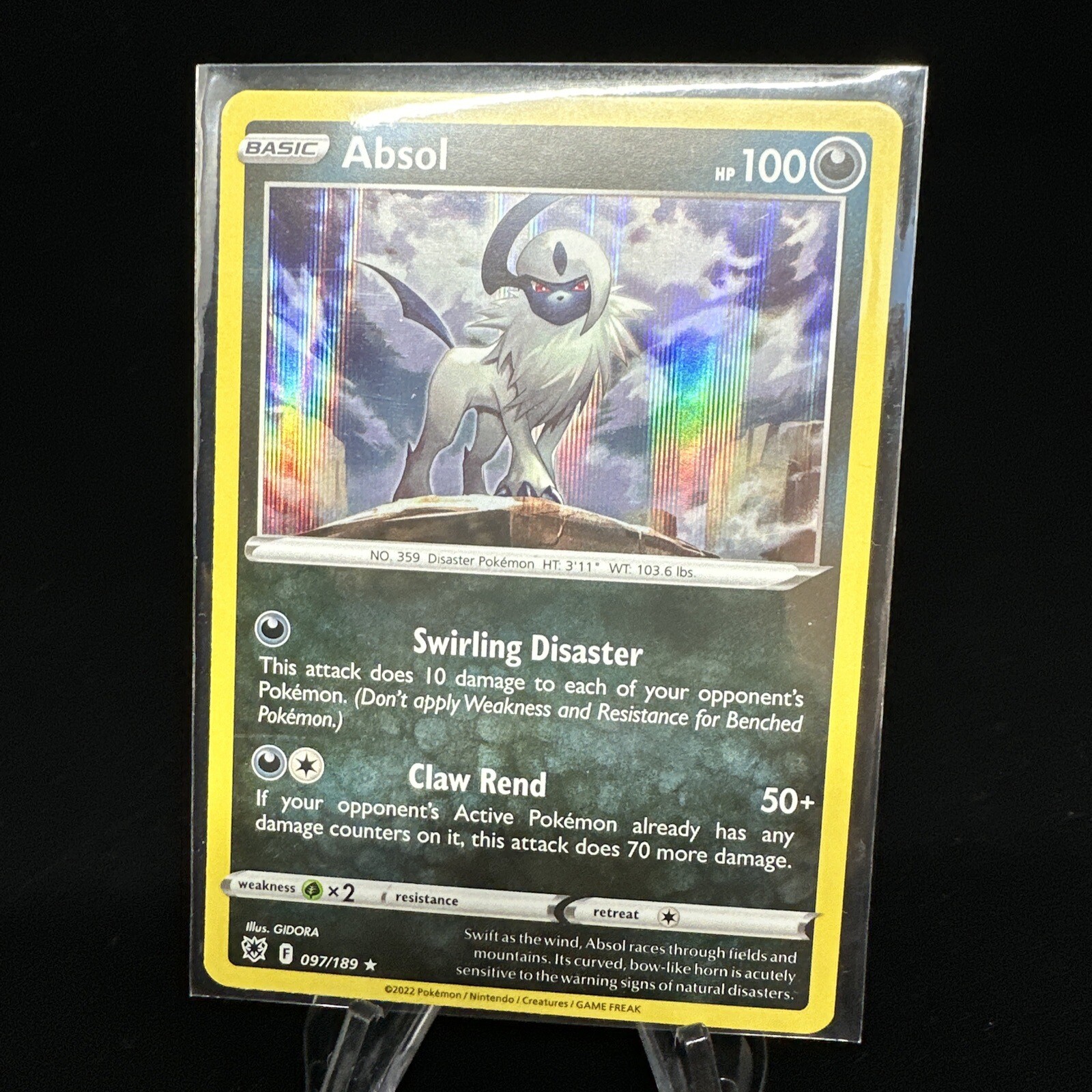 Absol 97/189 Astral Radiance Regular Rare Pokémon TCG Card Holo Near ...