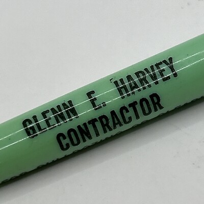 VTG Ballpoint Pen Glenn E. Harvey Contractor Bulldozing Denison IA | eBay