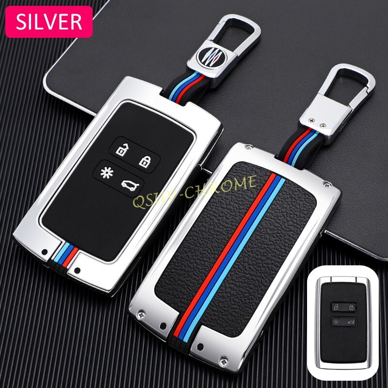 For Renault Captur Clio Arkana Kiger Austral Metal Car Key Fob Cover ...