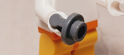 New LEGO Handle Fits in Hand Friends Too Dark Blue Gray Bar Grip Fits ...