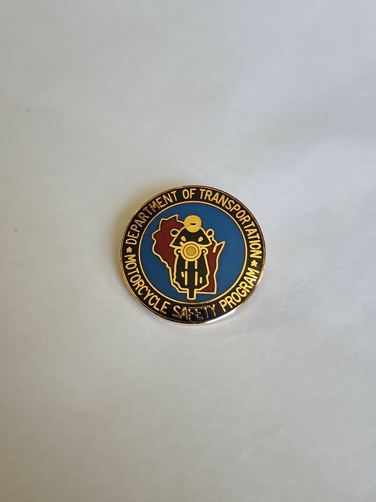 Department of Transportation Motorcycle Safely Program Lapel Hat Pin ...