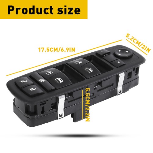 Window Switch For 56046553AC Control 2013-2016 Dodge Master Dart Left ...