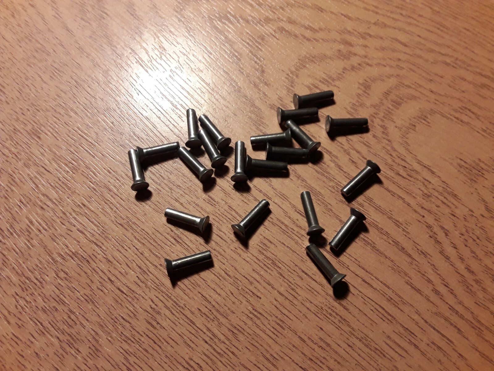 3mm x 12mm COUNTERSUNK SOLID MILD STEEL RIVET FABORY DIN 661 QTY 20 ...