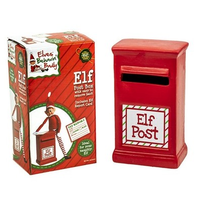 Post Box Elf Behaving Badly Elves Red Report Cards Christmas Stocking ...
