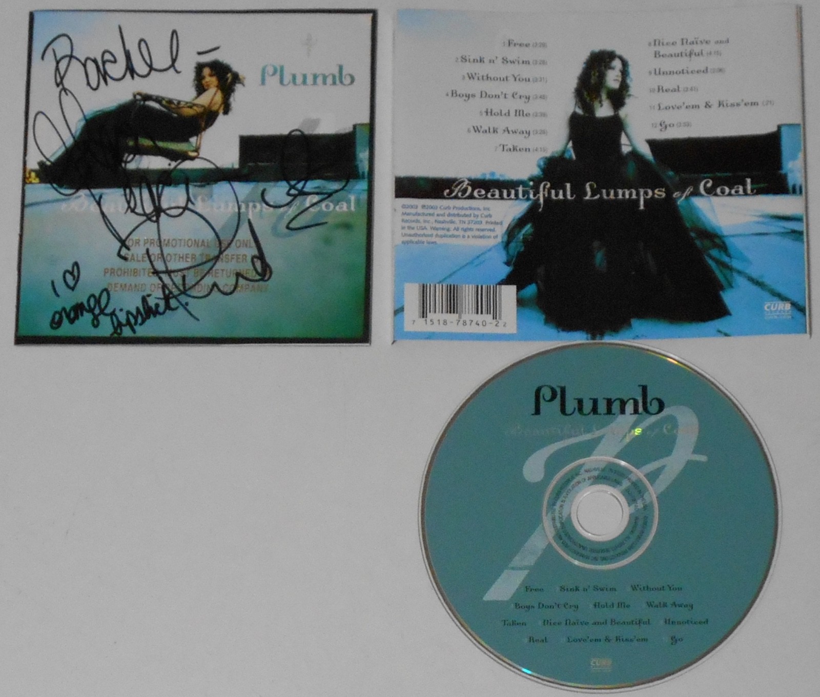 Plumb Coal autographed U.S. promo cd Gold DJ Stamp | eBay