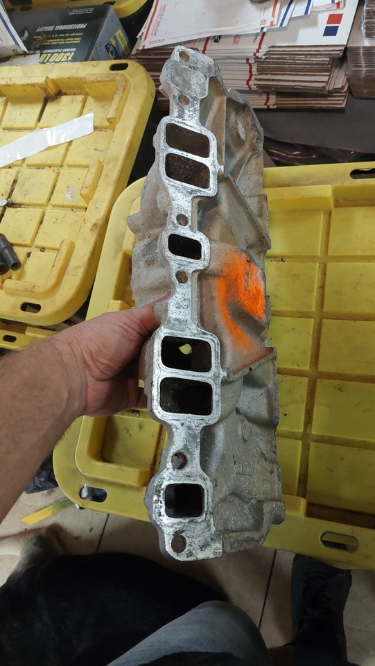 CHEVROLET PERFORMANCE BOWTIE ZZ4 350 SBC ALUMINUM INTAKE MANIFOLD ...
