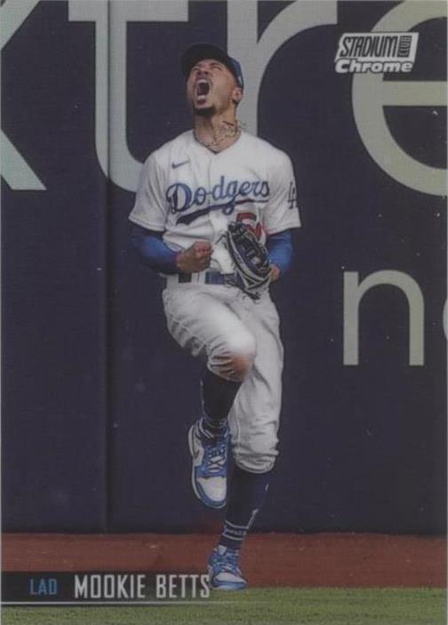 2021 Topps Stadium Club - Mookie Betts #100 Chrome Refractor for sale ...