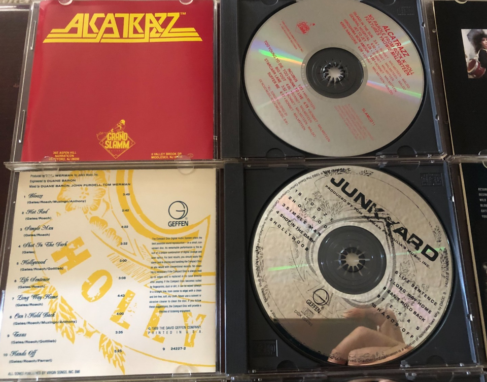 10 VINTAGE 80S/90S HEAVY METAL CDs LOT! ORIGINAL PRESSINGS! JUNKYARD ...