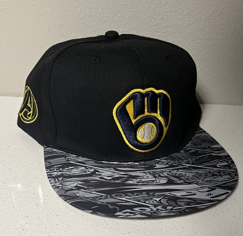MILWAUKEE BREWERS MARVEL AVENGERS Baseball Hat Cap MLB SGA Theme Night ...