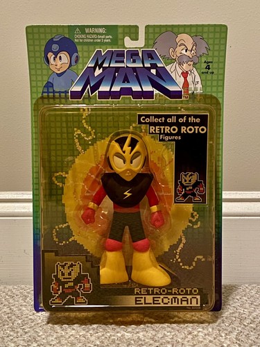 Mega Man Retro Roto ELECMAN Collectible Action Figure NEW Rare Great ...