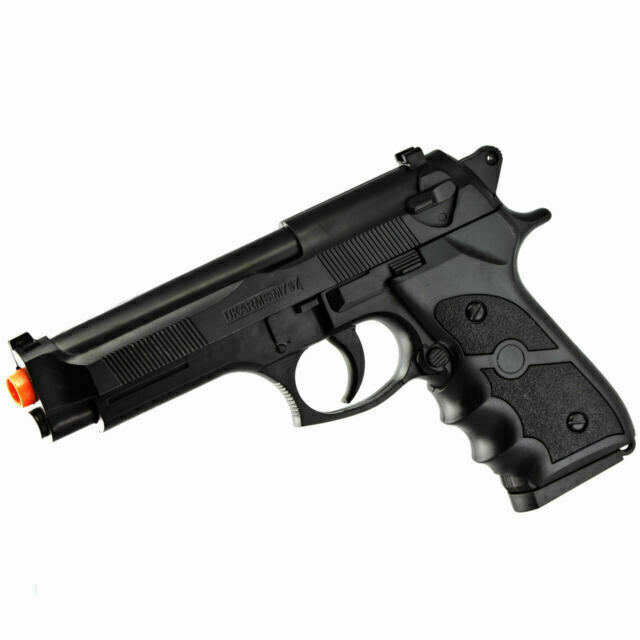 SPRING AIRSOFT PISTOL M9 92 FS BERETTA HAND GUN Sniper Rifle w/ 6mm BB ...