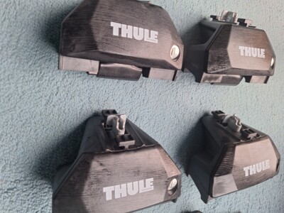 Thule Evo Flush Rail foot 4 pack black 710600 ##PLUS## Thule Fitting ...