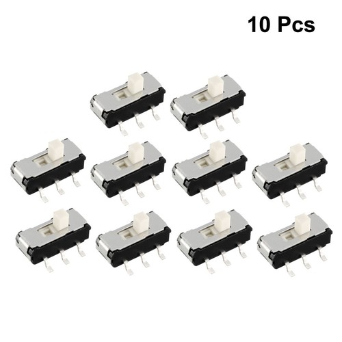 10Pcs 2mm Vertical Slide Switch DPDT 2P2T 6 Terminals PCB Panel ...