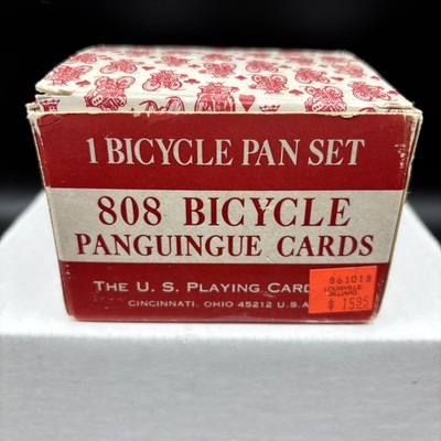 Vtg Bicycle Panguingue Playing Cards Set Of Cards Excellent Condition ...