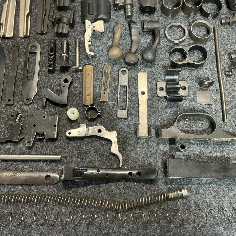 Mixed Gun Parts Lot – Revolver Shotgun Springs, Barrel Section ...
