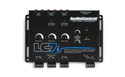 AUDIO CONTROL LC7i / 6 CHANNEL LINE OUT CONVERTER w/ AccuBASS - BLACK ...