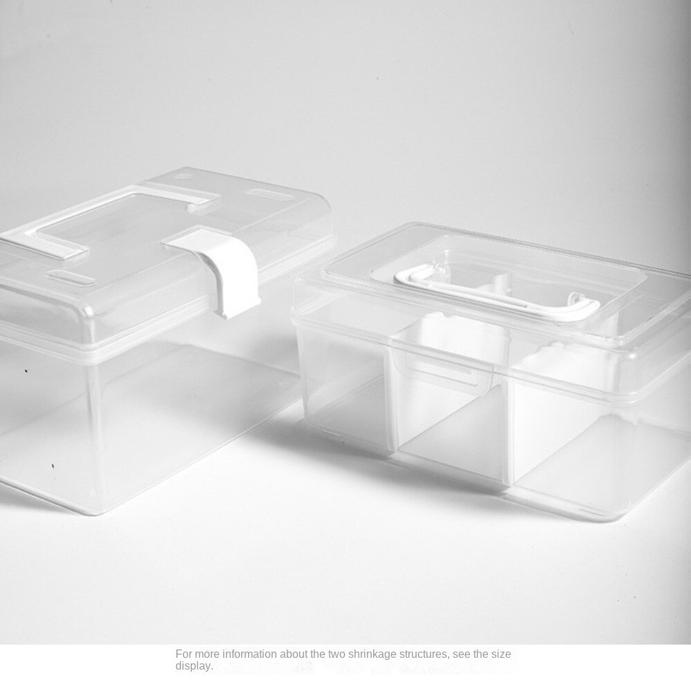 Waterproof Plastic Storage Box PP Medicine Cabinet Stationery Storage Case | eBay