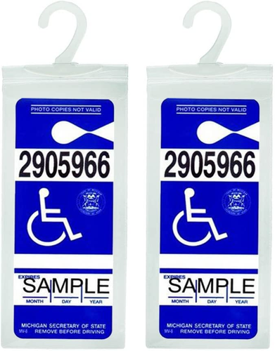 Handicap Placard Holder - Ultra Transparent Disabled Parking Permit ...