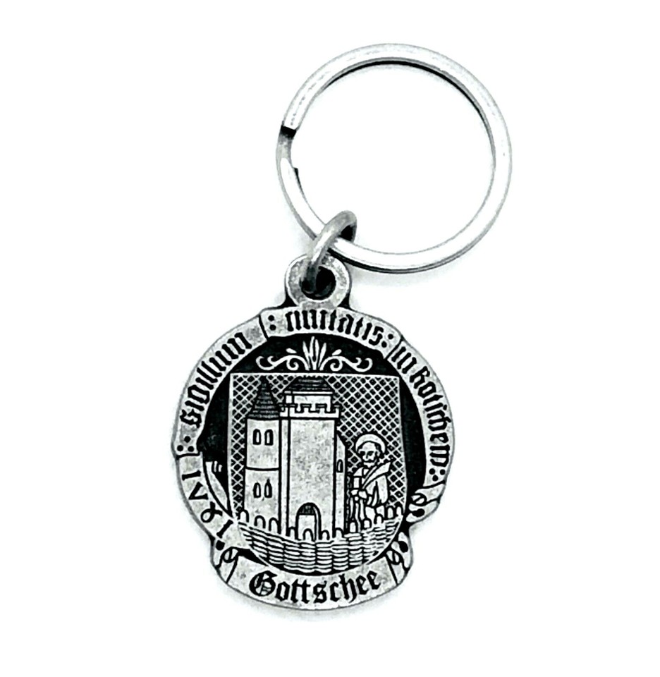 Lot of 5 GOTTSCHEER WAPPEN Coat of Arms Crest KEY TAGS GOTTSCHEE NEW ...