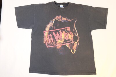 WCW NWO Wolf Pack T-Shirt Extra Large (XL) New World Order Wrestling ...
