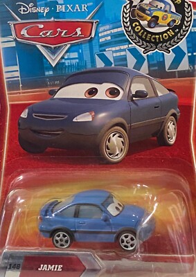 DISNEY PIXAR CARS "JAMIE" NEW IN PACKAGE, RARE FINAL LAP COLLECTION ...