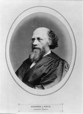 Stephen Johnson Field,1816-1899,Associate Justice,United States Supreme ...
