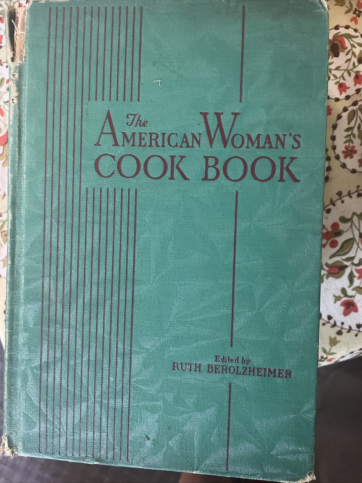 1940 Edition The American Woman's Cook Book Ruth Berolzheimer HC ...