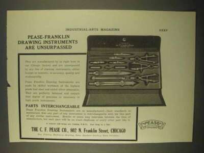 1922 C.F. Pease Pease-Franklin Drawining Instruments Ad | eBay