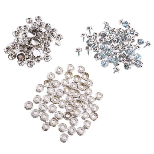 150Pcs Marine Boat Canvas Cover Fabric Fastener Screw Assortment | eBay