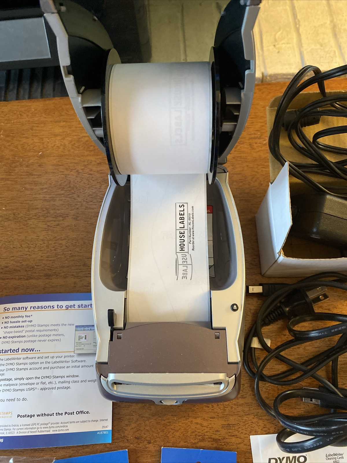 Dymo Labelwriter 400 Turbo Thermal Label Printer 93176 Complete w/ Box ...