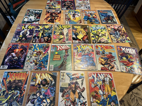 lot of 24 various arcs MARVEL COMICS X-MEN great cond - most boarded ...