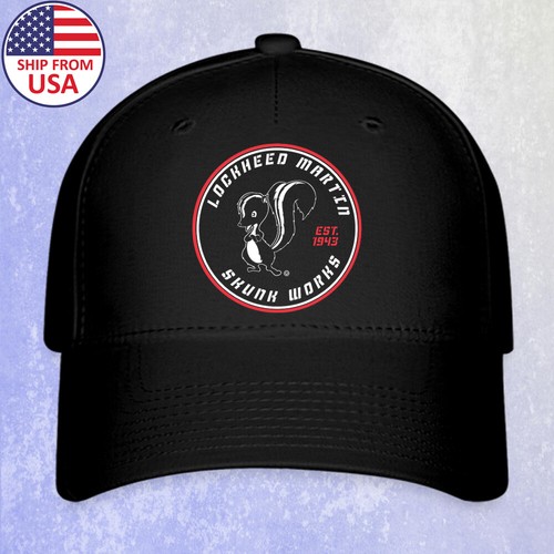 Lockheed Martin Skunk Works Black Hat Baseball Cap Size S/M-L/XL | eBay