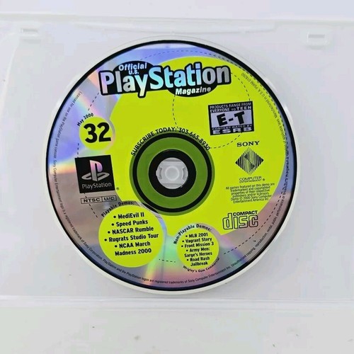 Official U.S. Playstation Magazine #32 May 2000 Demo Disc In Original ...