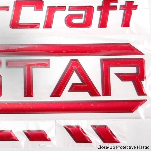 MasterCraft Boat Raised Decals 7501595 | X Star Pro Tour Red (Kit) | eBay
