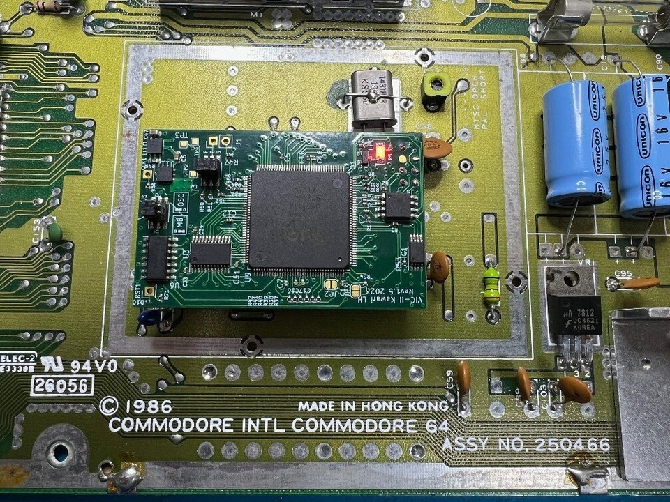 VIC-II Kawari Small - Commodore 64 (C64) MOS 6567 or 6569 Replacement ...