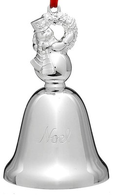 Reed & Barton Noel-Musical Bell Snowman - Wish Merry Christmas - Boxed ...