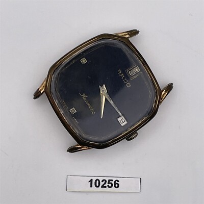 PROJECT FIX RADO CUSHION GOLD AUTO WIND 10256 EU SHIP MENS WATCH | eBay