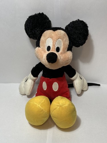 Mickey Mouse Curly Plush Stuffed Vintage Disneyland Walt Disney World ...