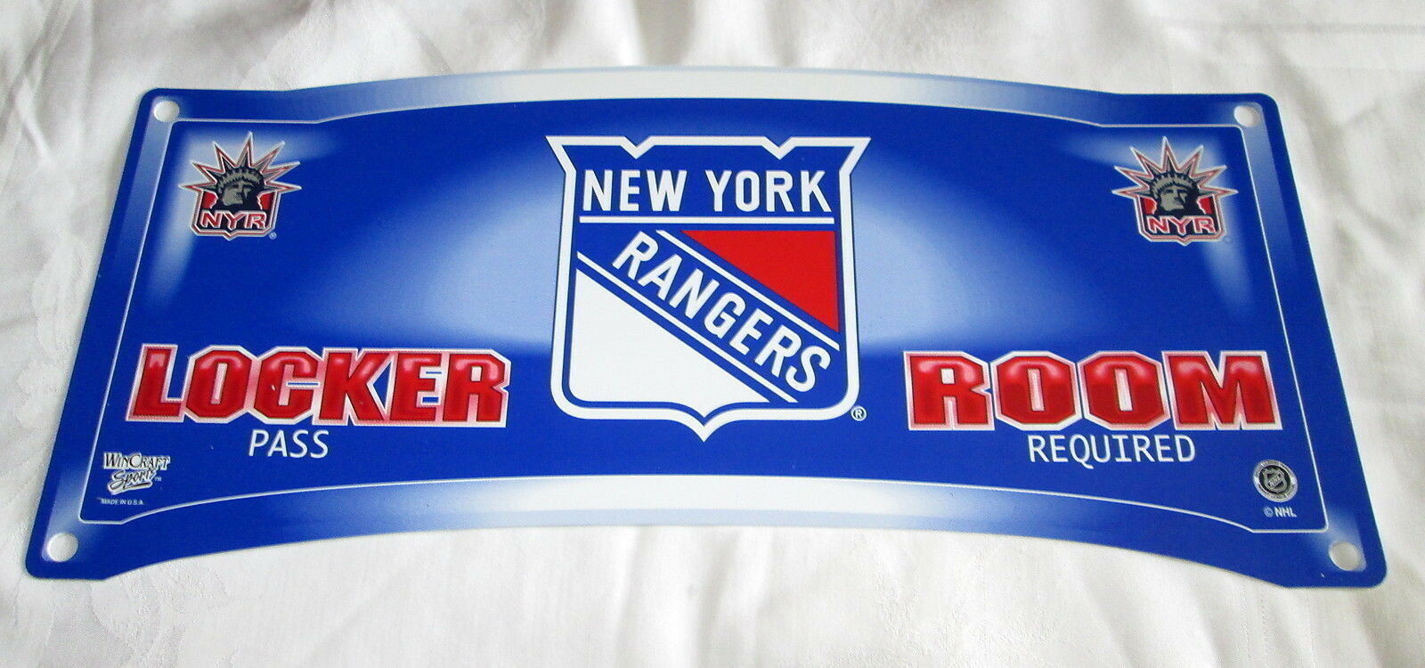 NEW YORK RANGERS Locker Room Sign #16 - NEW | eBay