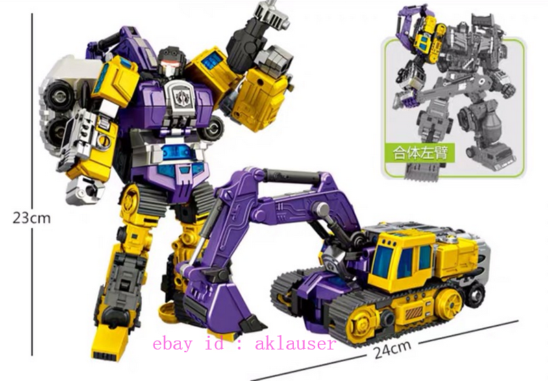 Perfect Nbk Decepticon Combiner Wars Devastator Yellow Gift Box Edition ...