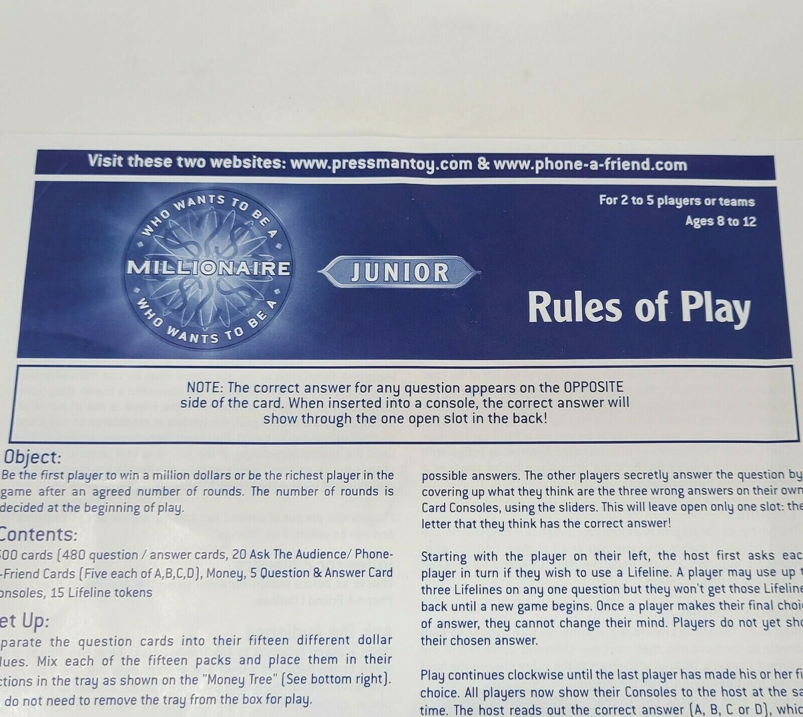 Who Wants To Be A Millionaire Money Tree