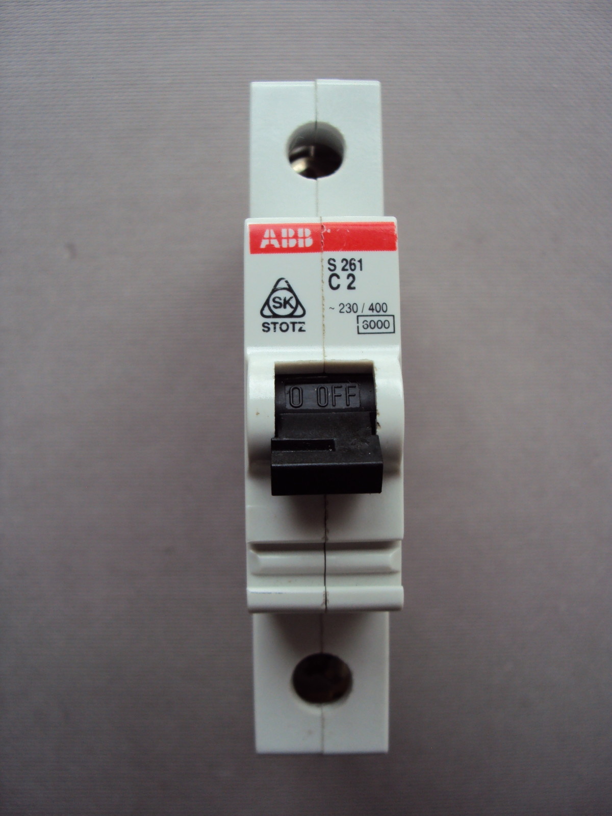 ABB S 261 TYPE B C SP MCB S261 6000 2A C2 6A B6 20A B20 32A B32 40A B40 ...