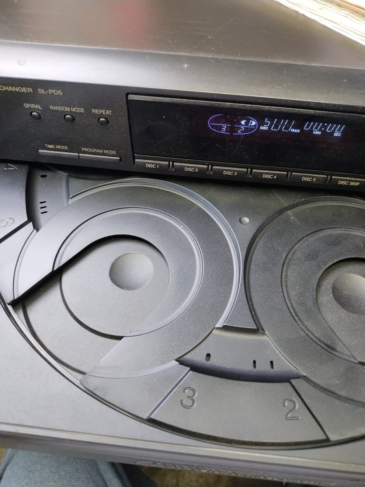 Technics SL-PD5 5 Disc Rotary CD Changer | eBay