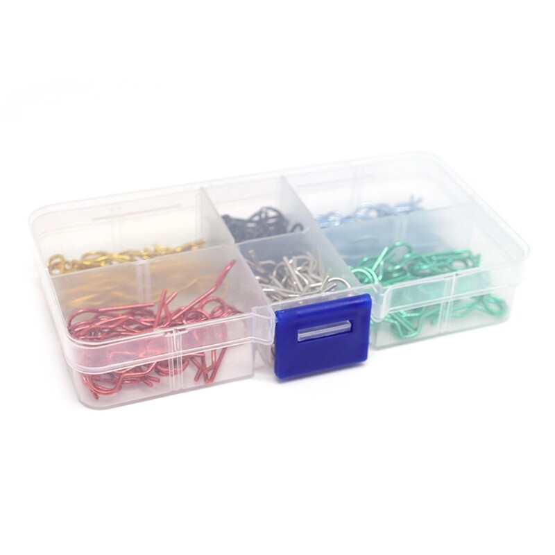 Car Body Clips R Metal Practical Pins Suitable for All 1/10 1/12 Scale ...