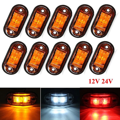 Warning Light LED Diode Light Oval LED Side Marker Lamp 12V 24V Truck ...