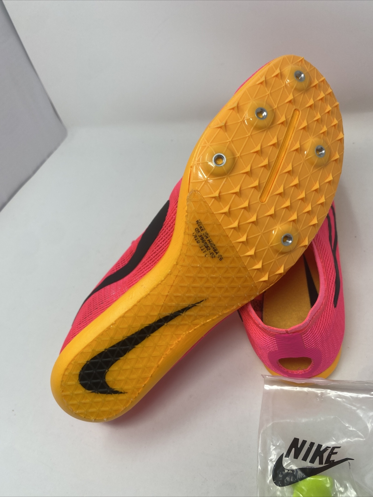 Nike Zoom Mamba 6 Hyper Pink Racing Track Spikes Men's Size 10 DR2733 ...